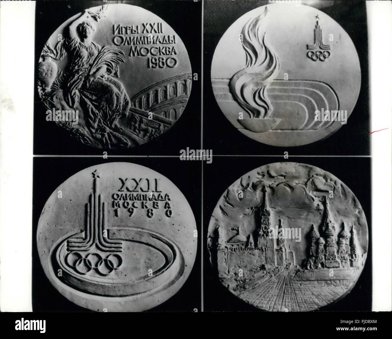 1980 - The first Russian Olympic Games Medals: Two medals to represent ...