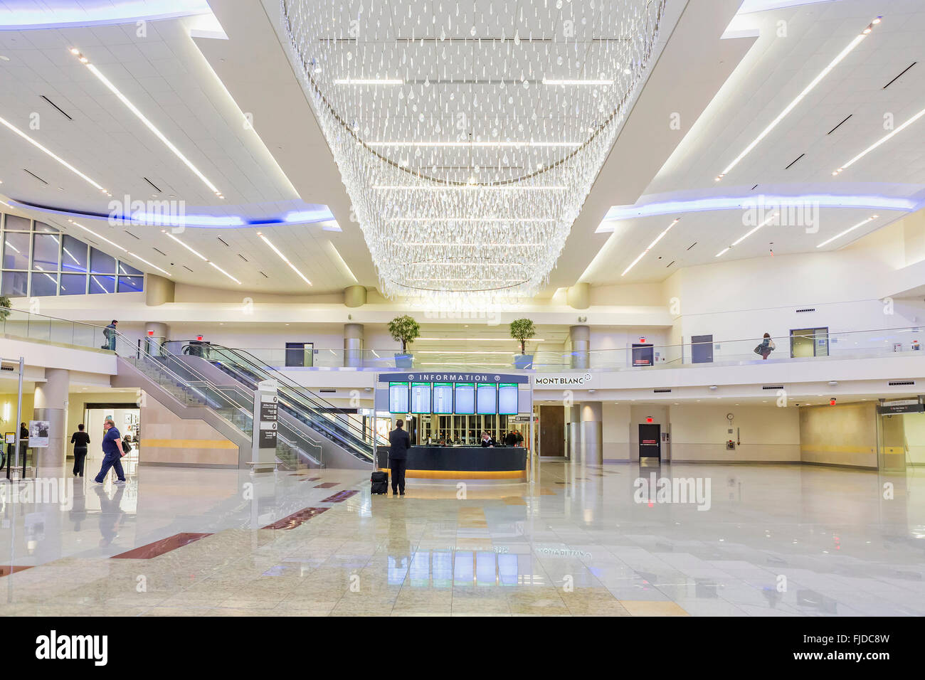 ATLANTA - January 19, 2016: Atlanta International Airport, interior, GA ...