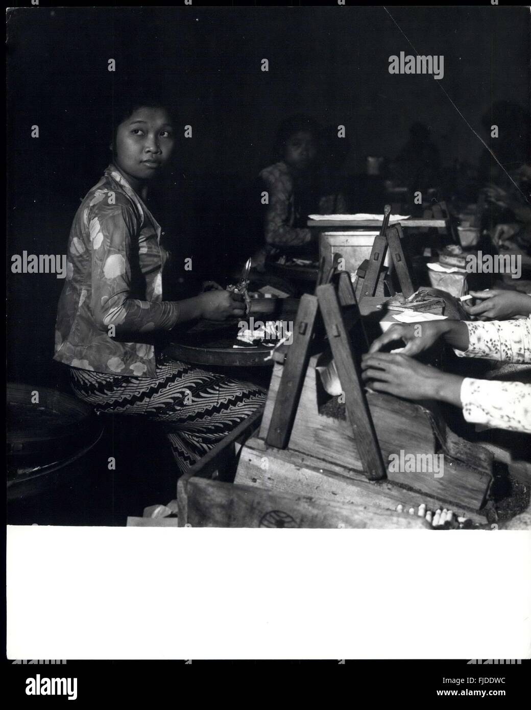 1956 - Indonesia - Cigarette Factory in Sangelah, Den Pasar: The ...