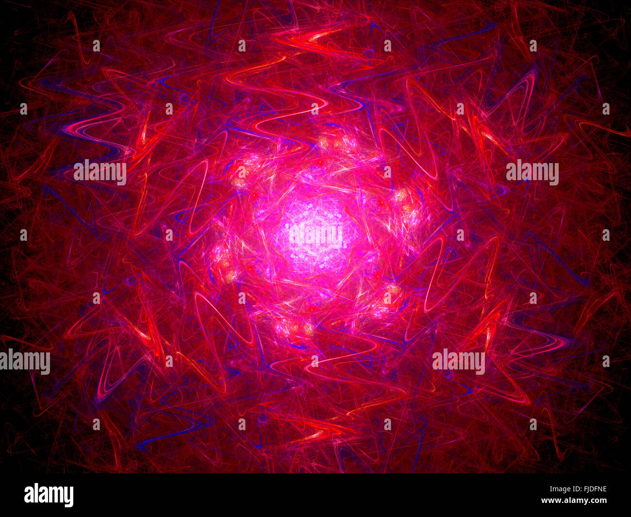 Colorful red glowing fusion, computer generated abstract background ...
