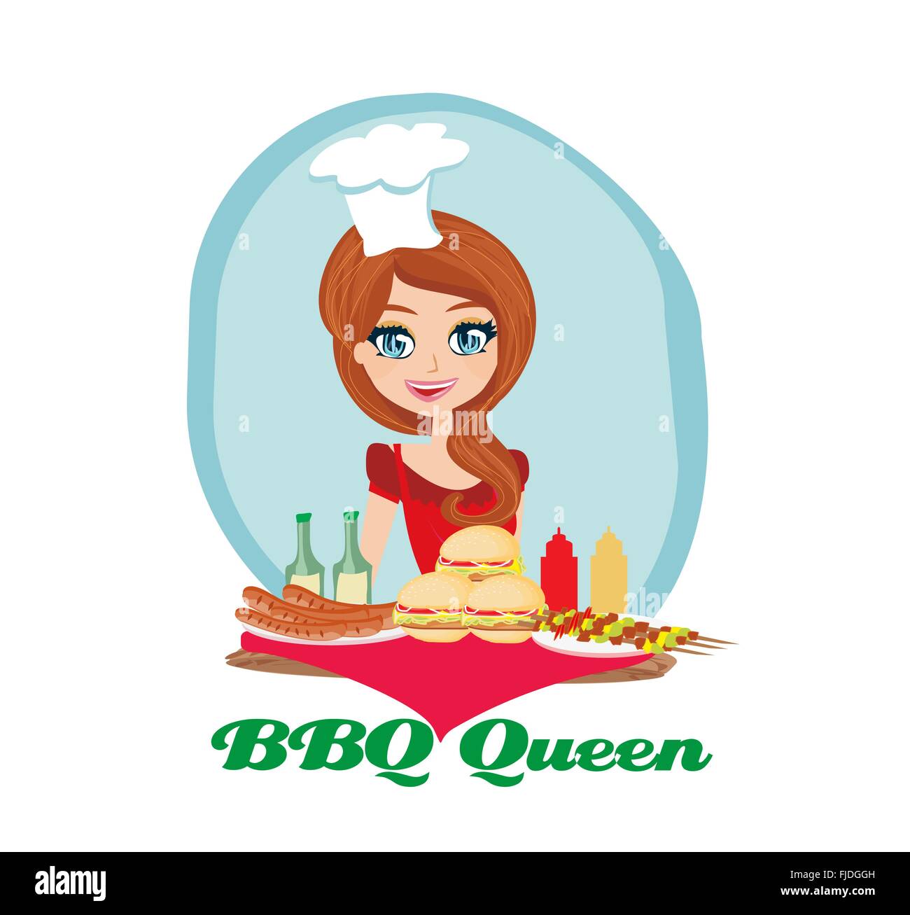 Beer queen Stock Vector Images - Alamy