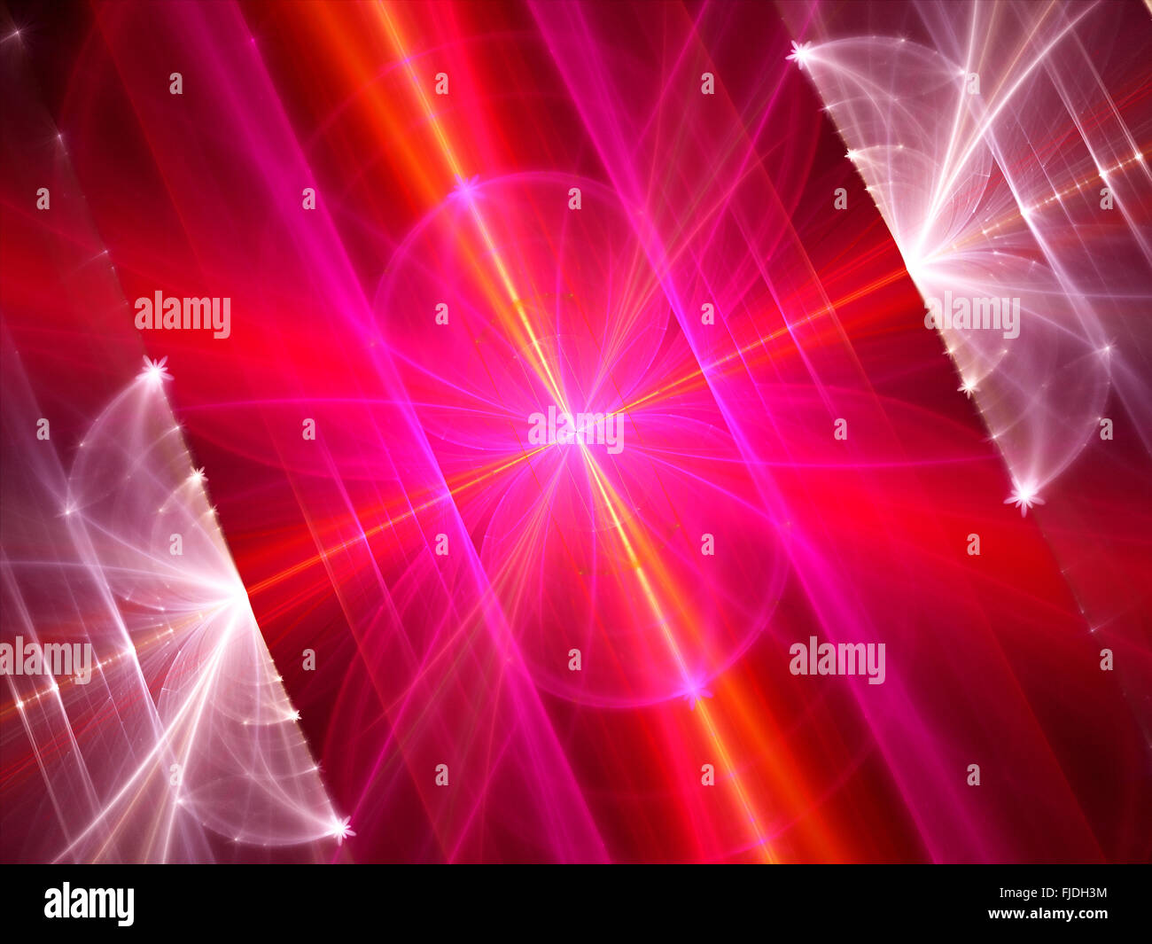 Colorful multidimensional energy field, computer generated abstract ...