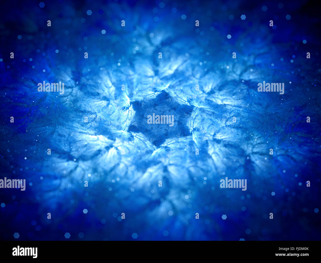 Magical dimensional gate in space, computer generated abstract ...