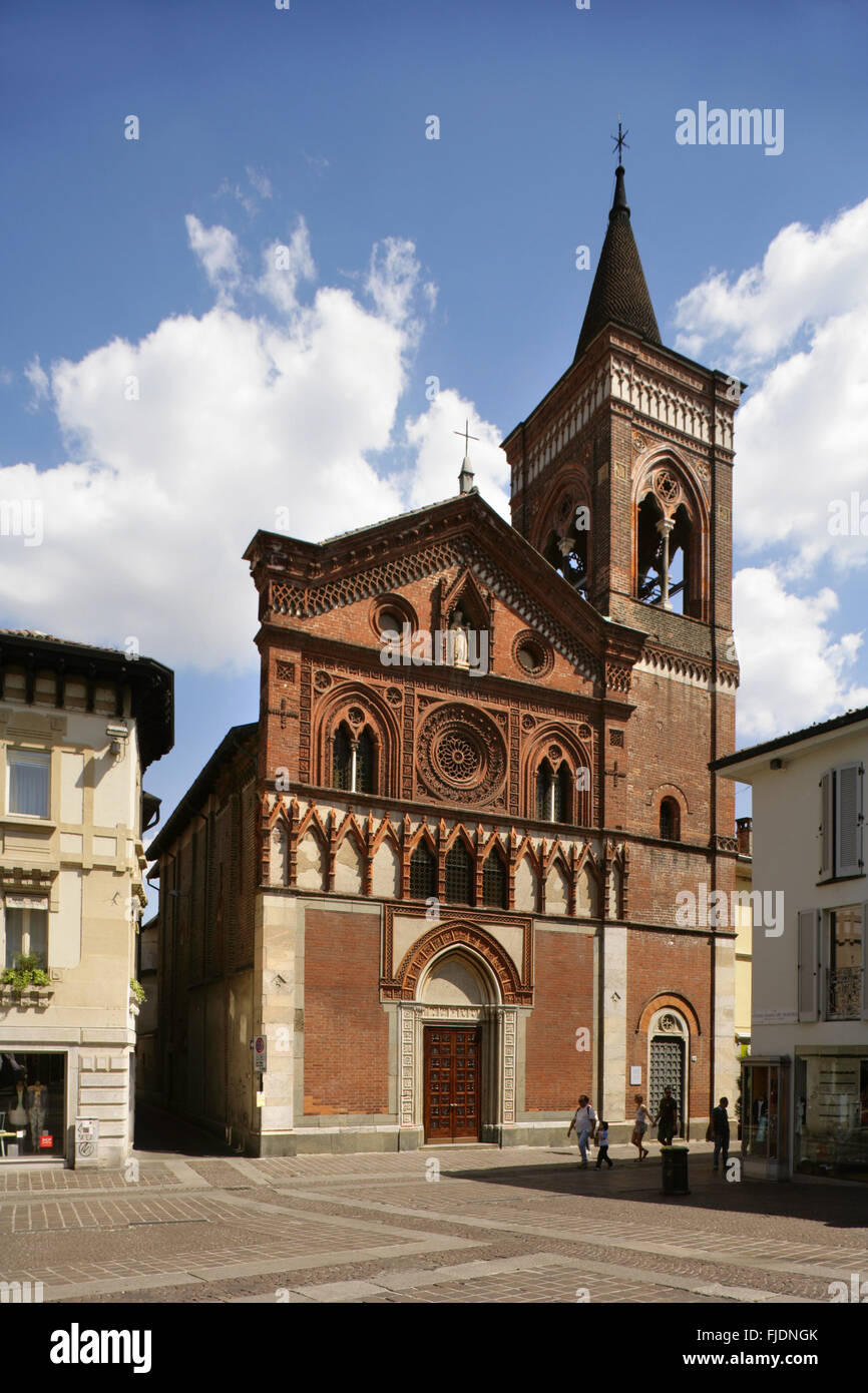 Chiesa di Santa Maria in Strada, Via Italia, Monza, Italy Stock Photo ...