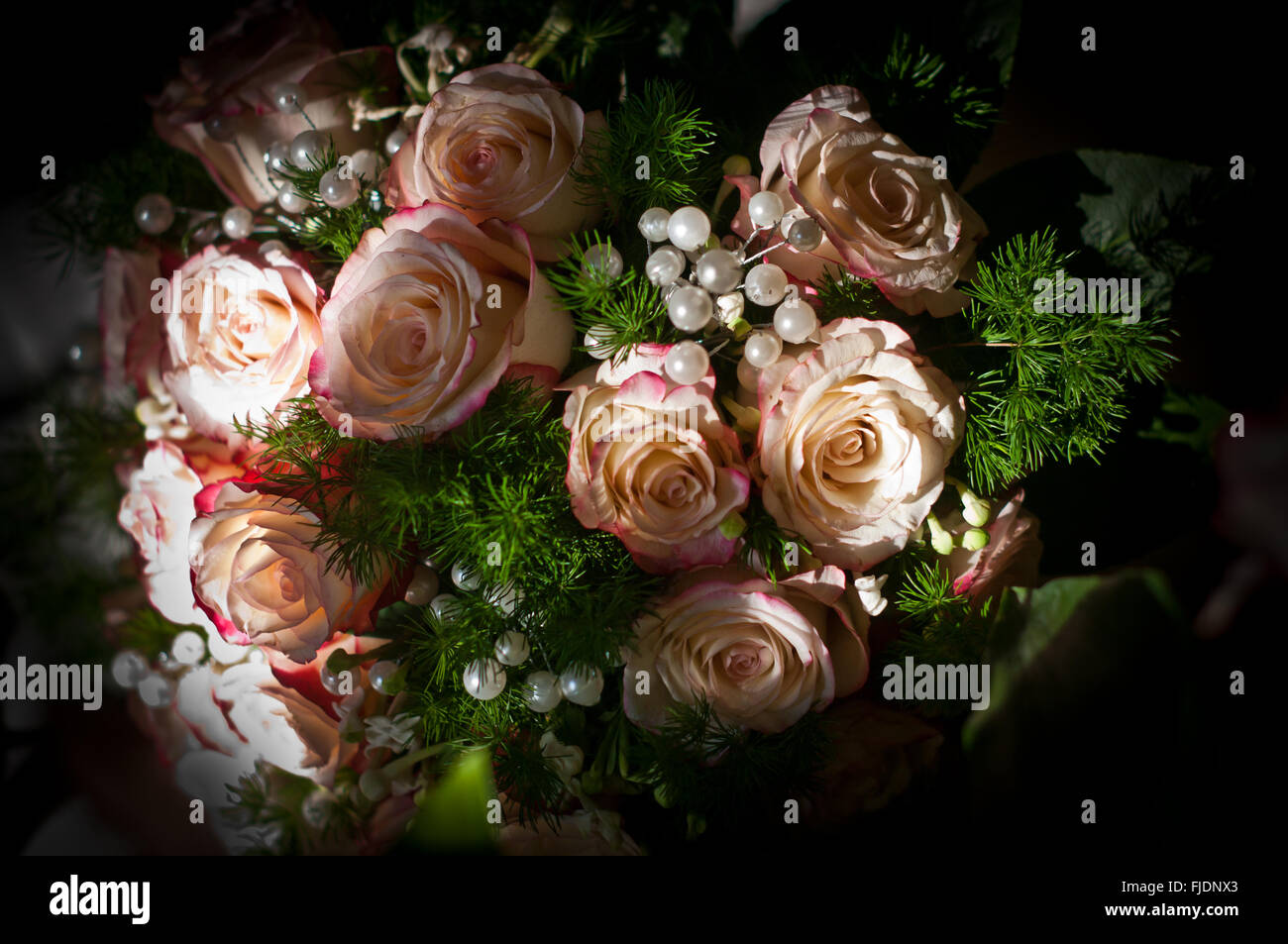 a beautiful bouquet of roses brightens your best day Stock Photo - Alamy