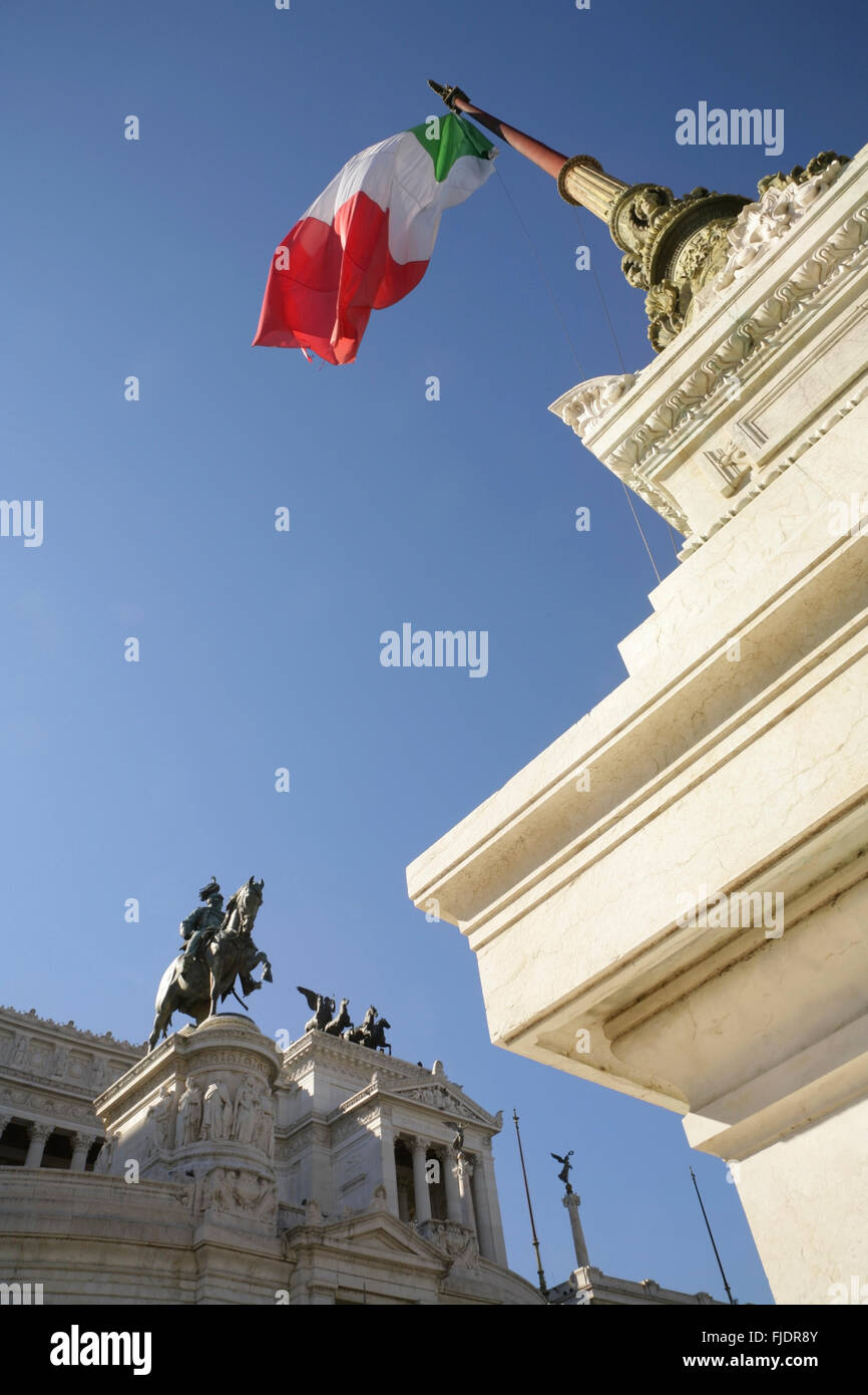 The Victor Emmanuel Monument (Il Vittoriano), also known as the ...