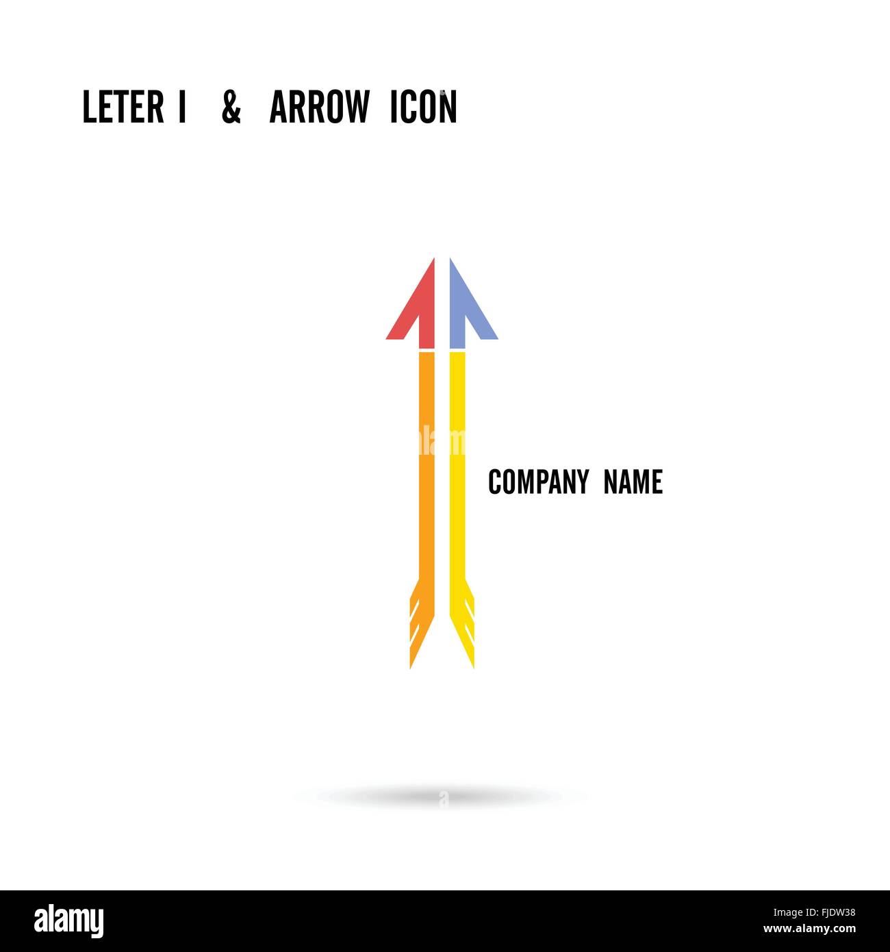 Creative letter I icon abstract logo design vector template. Corporate ...