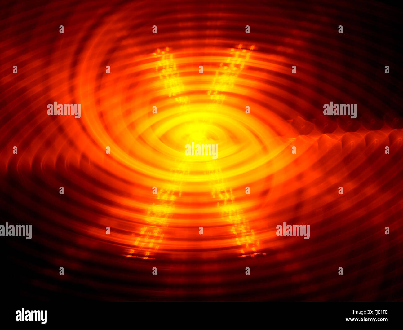 Fiery X letter in space, computer generated abstract background Stock ...