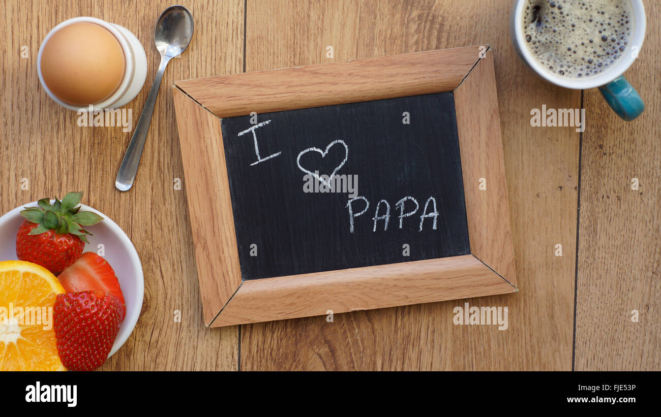 Chalkboard writing family father hi-res stock photography and images ...