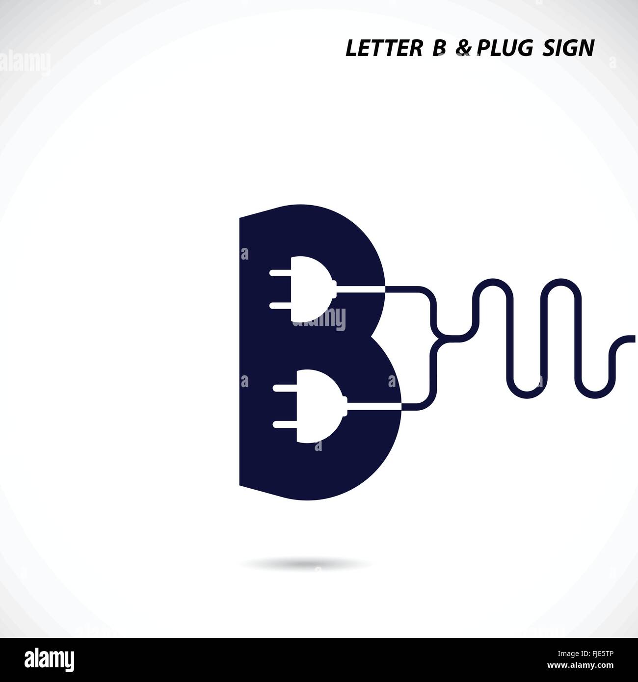 Creative letter B icon abstract logo design vector template with ...