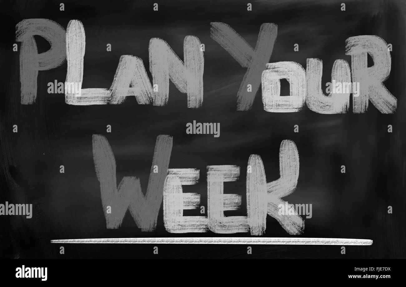 Plan Your Life Concept Stock Photo - Alamy