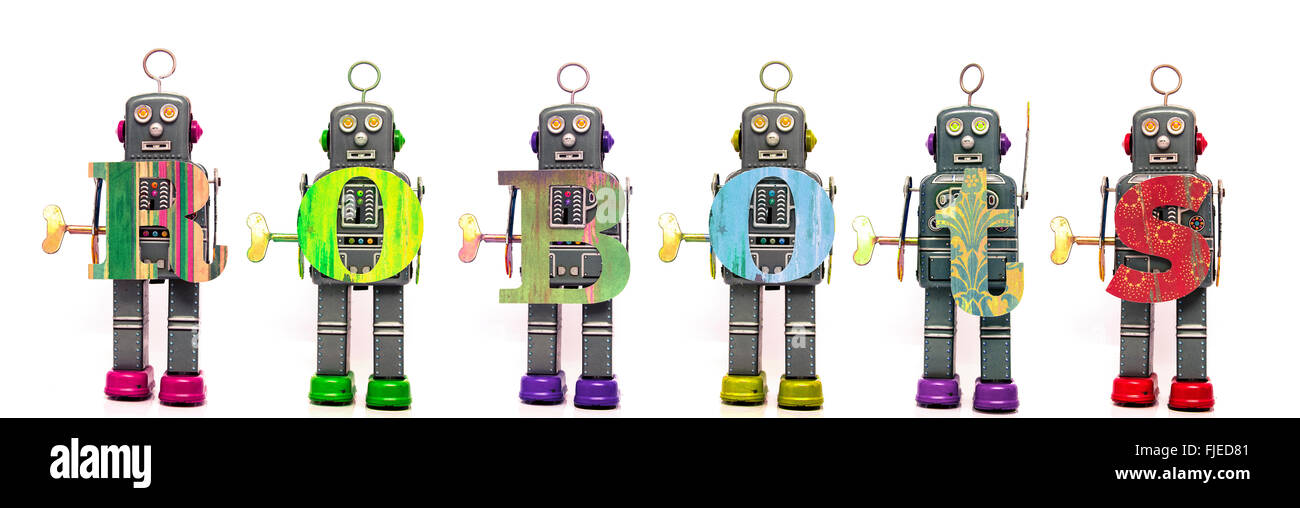 Happy robots hi-res stock photography and images - Alamy