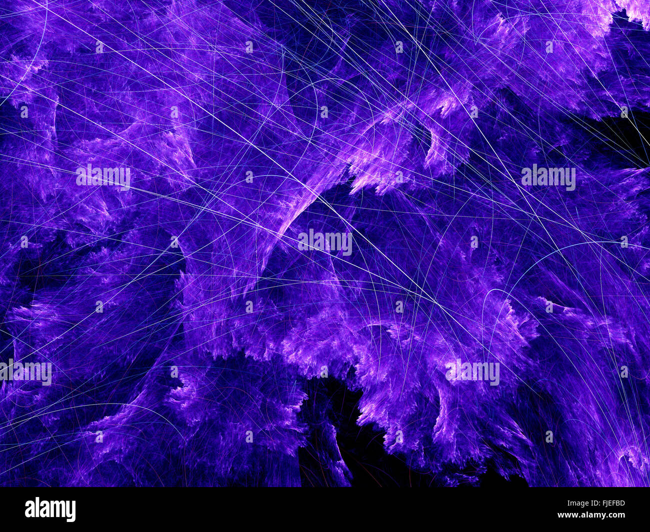 Colorful linear fractal, computer generated abstract background Stock ...