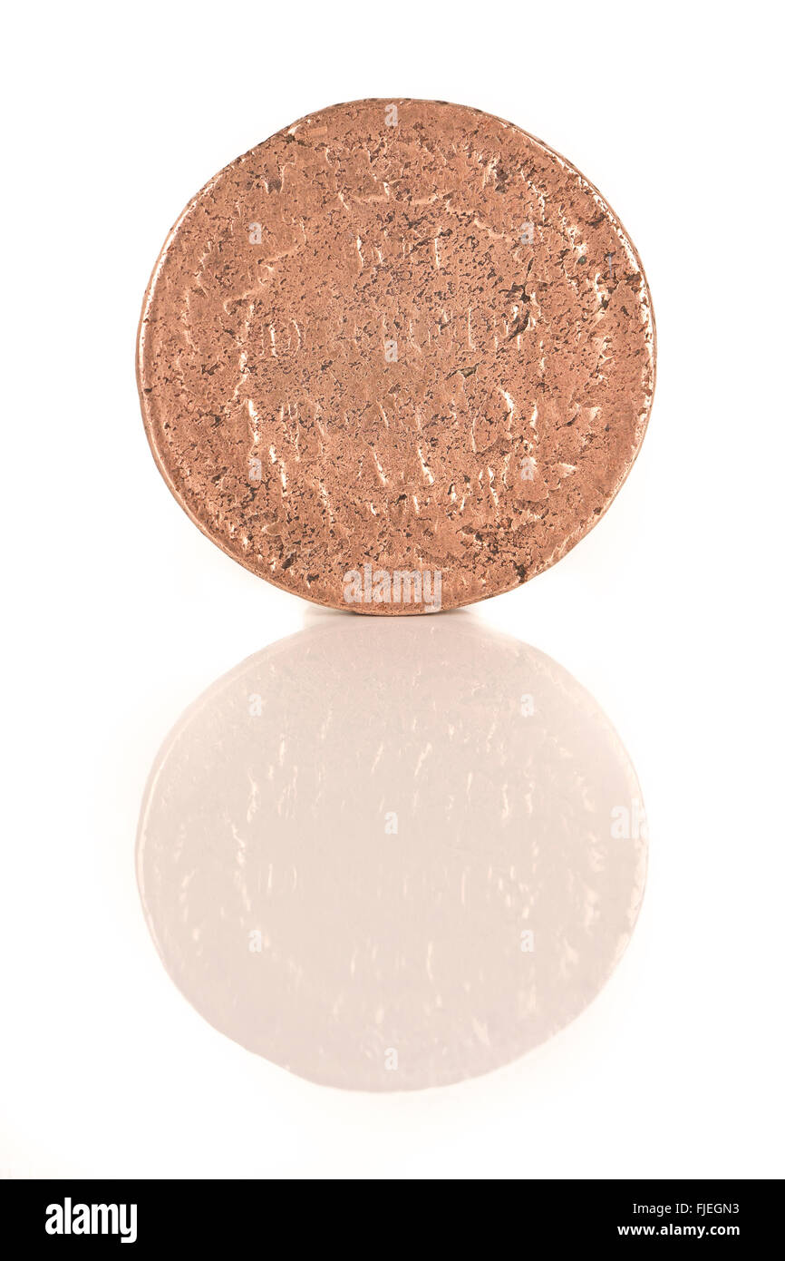 gold very old coin Stock Photo - Alamy