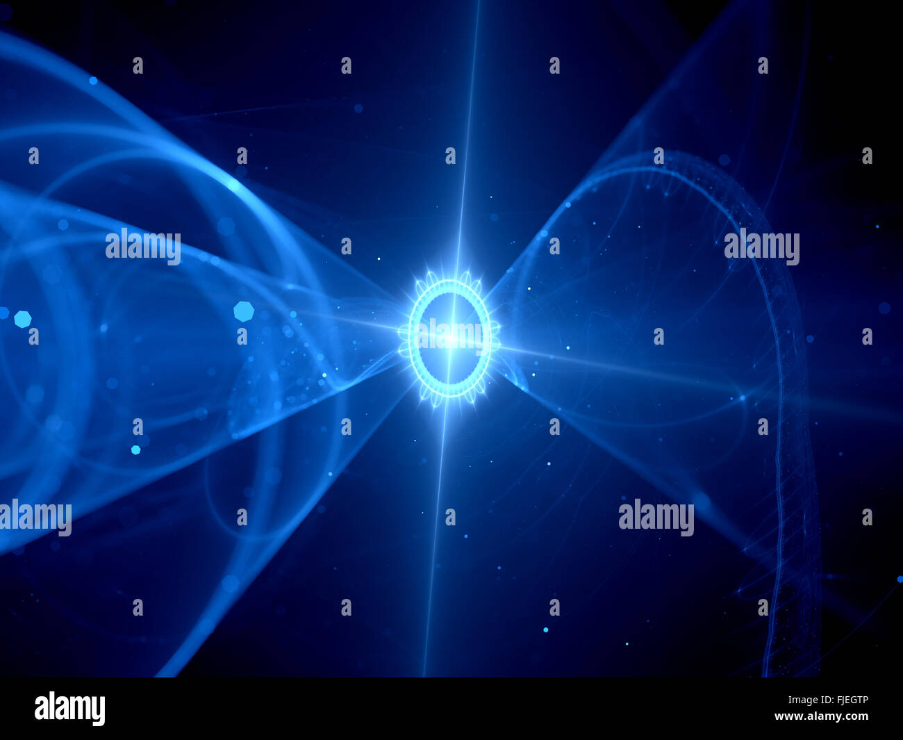 Futuristic spaceship in space 3d hi-res stock photography and images ...