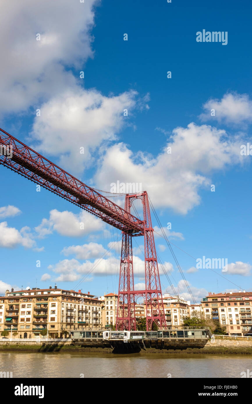 Vizcaya Bridge, Bilbao, Spain.Transporter Bridge. Also know as Puente ...
