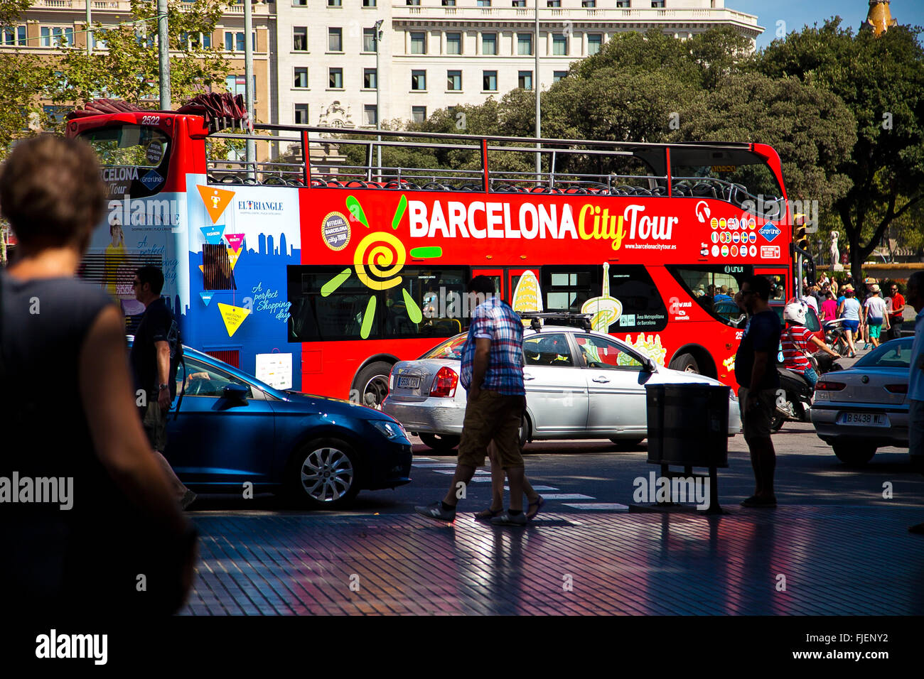 Double deck bus spain hi-res stock photography and images - Alamy