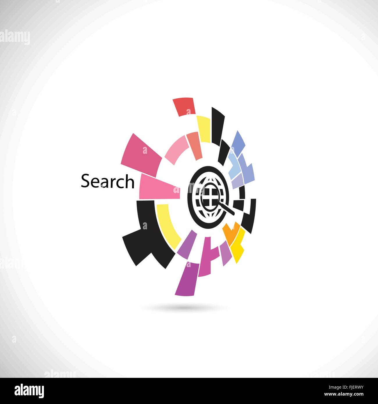 Creative circle abstract vector logo design template. Corporate ...