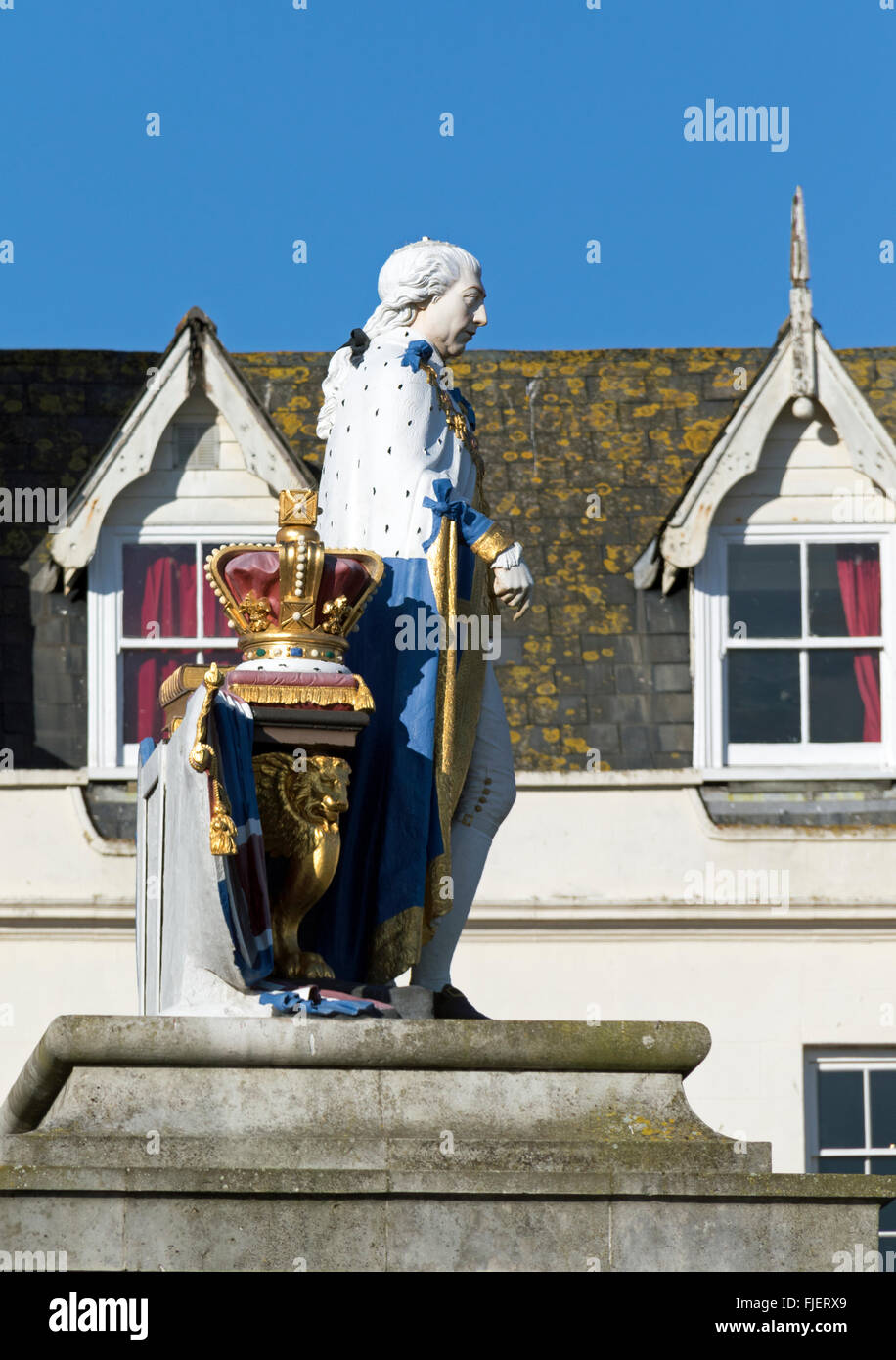 George iii weymouth statue hi-res stock photography and images - Alamy