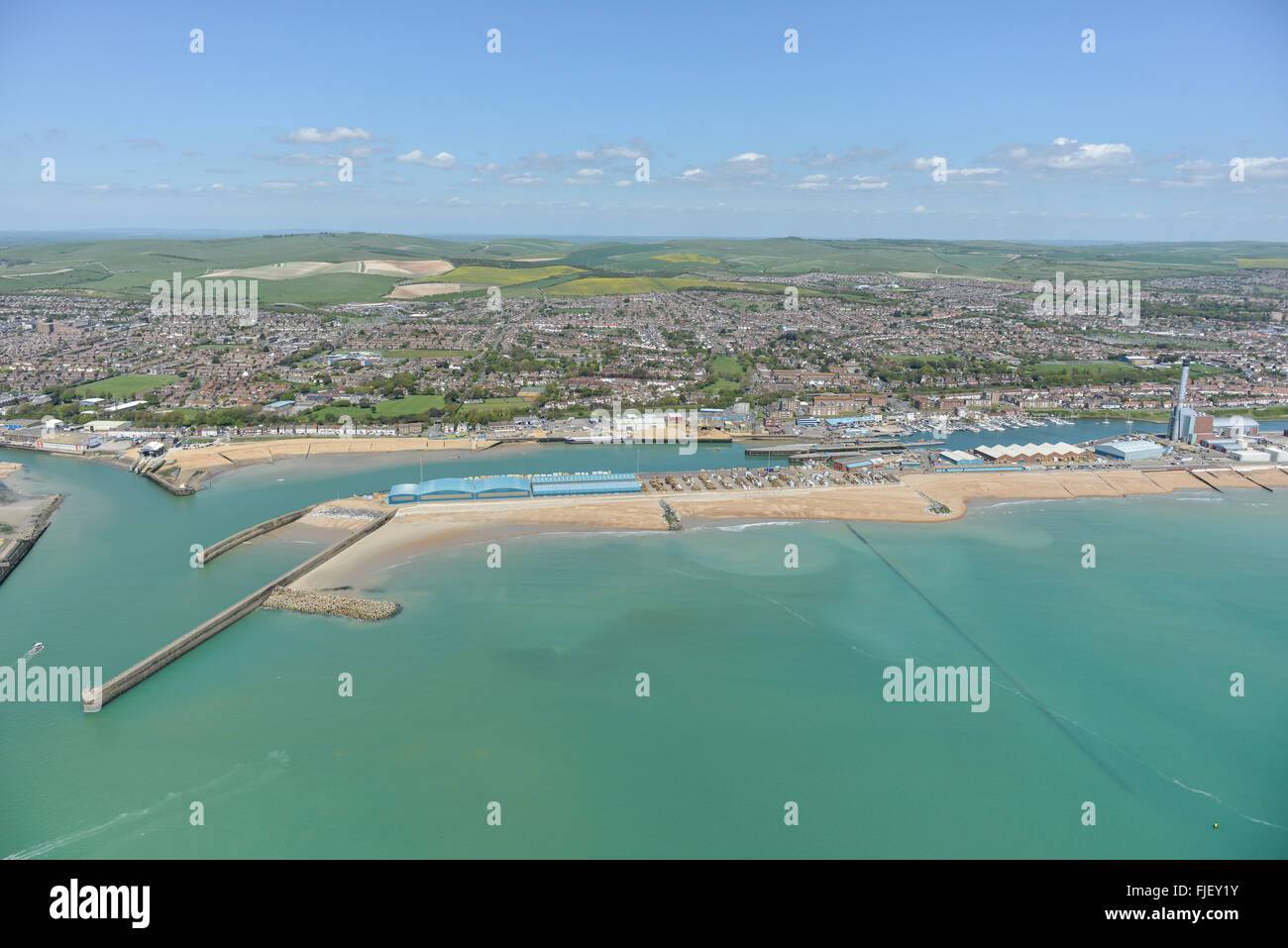 Aerial photo shoreham hi-res stock photography and images - Alamy