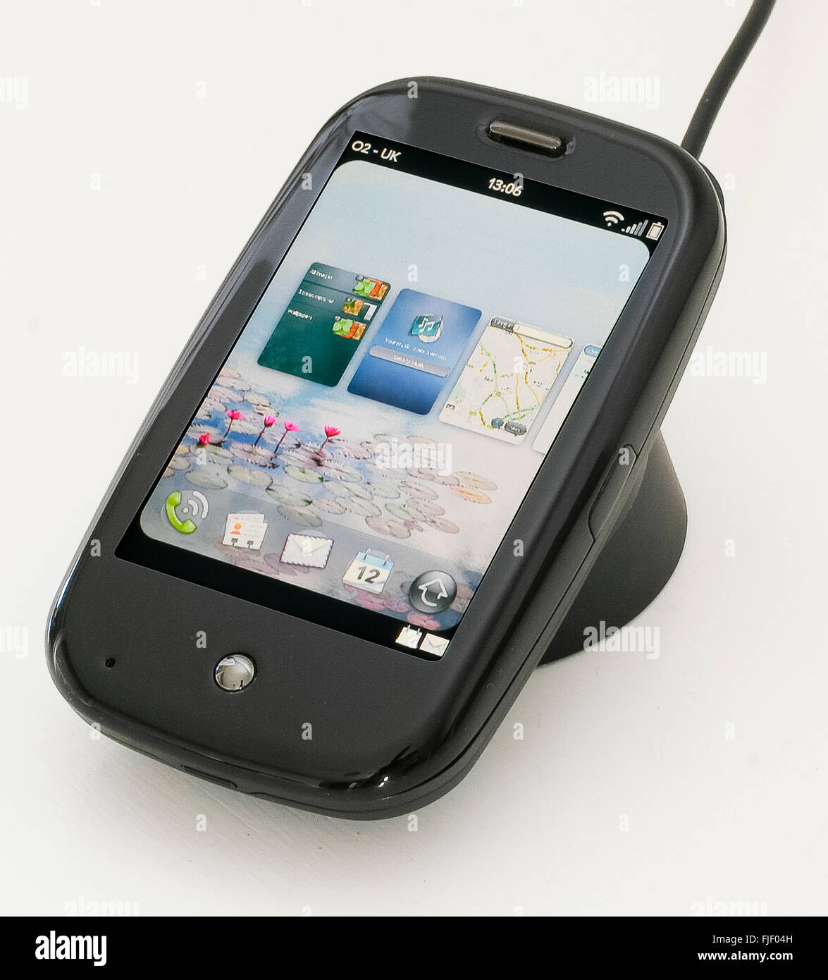 View of Palm Pre smartphone Stock Photo - Alamy