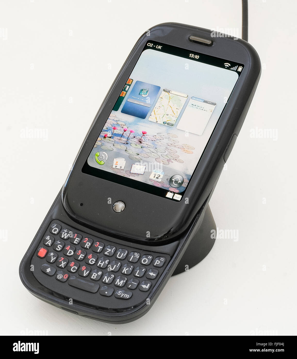 View of Palm Pre smartphone Stock Photo - Alamy