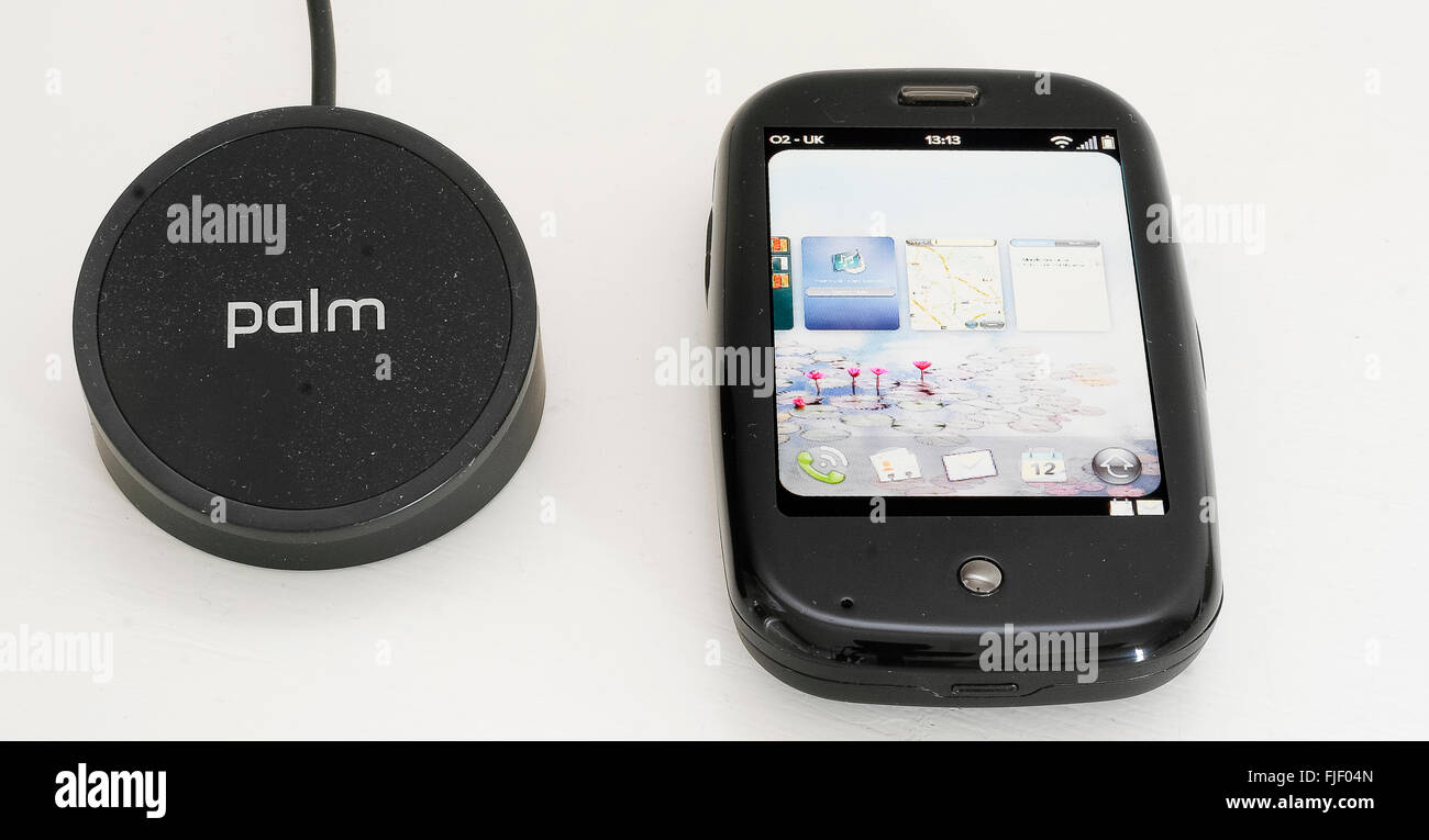 View of Palm Pre smartphone Stock Photo - Alamy