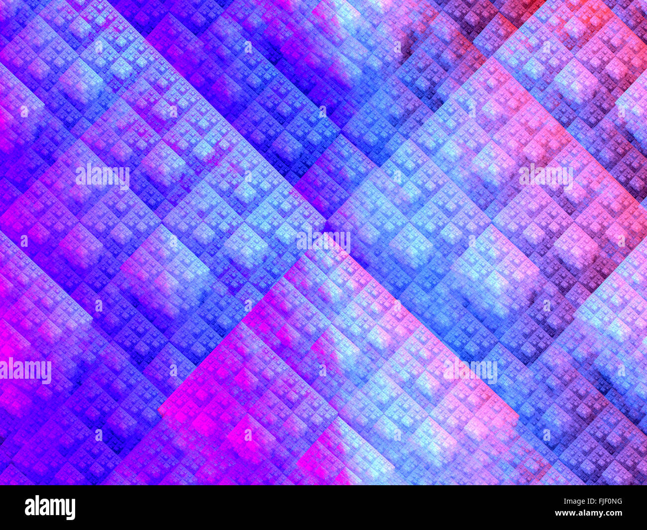 Modified sierpinski triangles technology fractal, computer generated ...