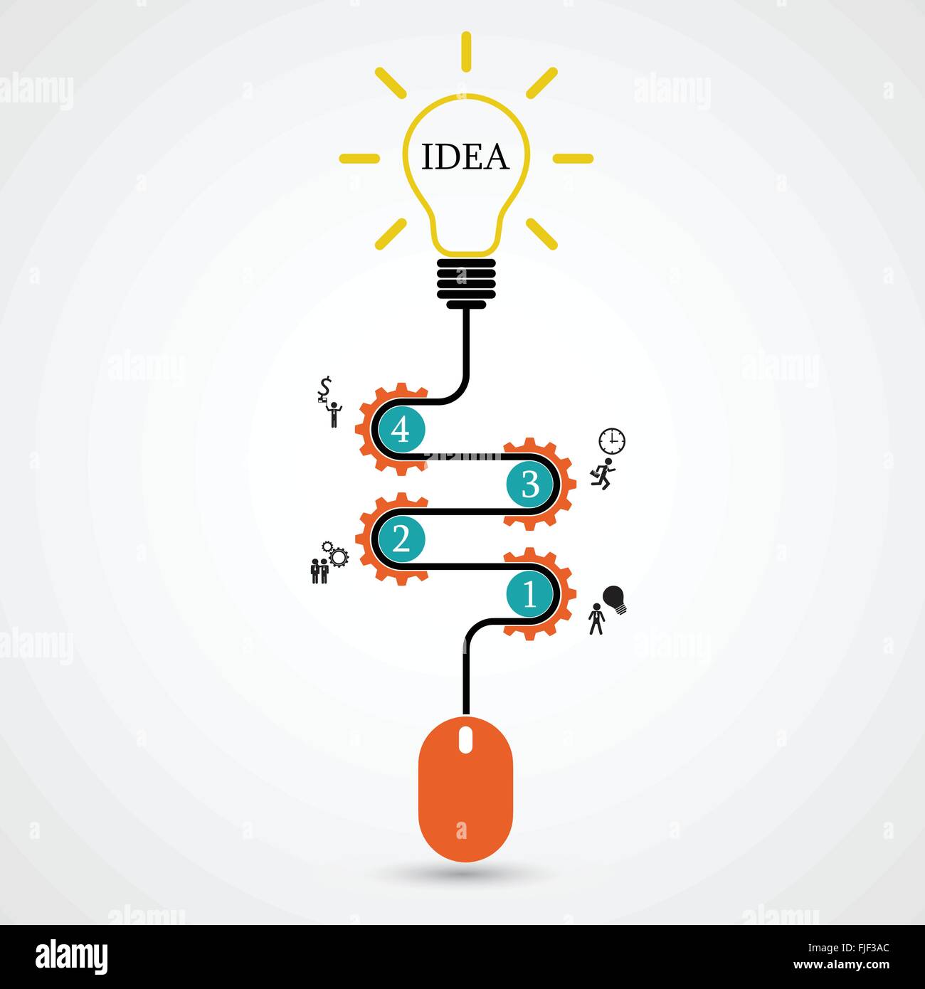 Worker progression Stock Vector Images - Alamy
