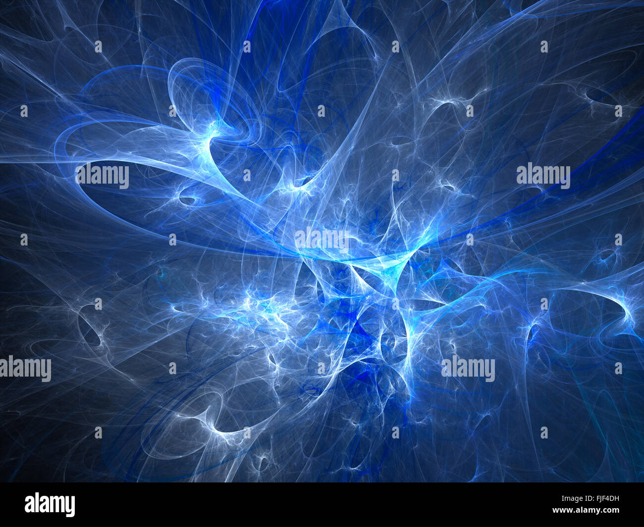 Blue glowing plasma flame, computer generated abstract background Stock ...