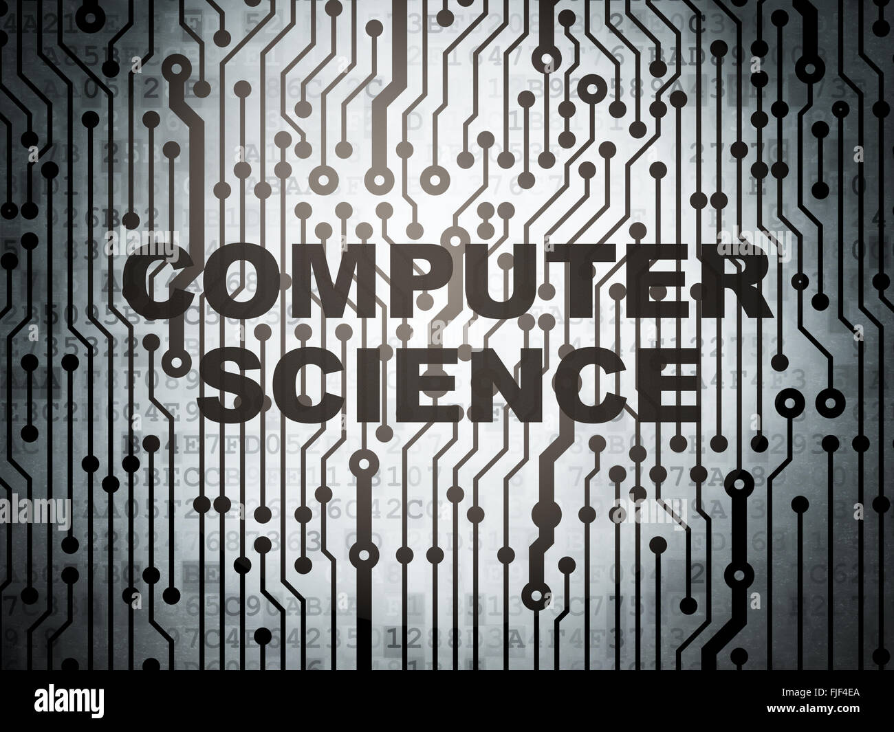 Science concept: circuit board with Computer Science Stock Photo - Alamy