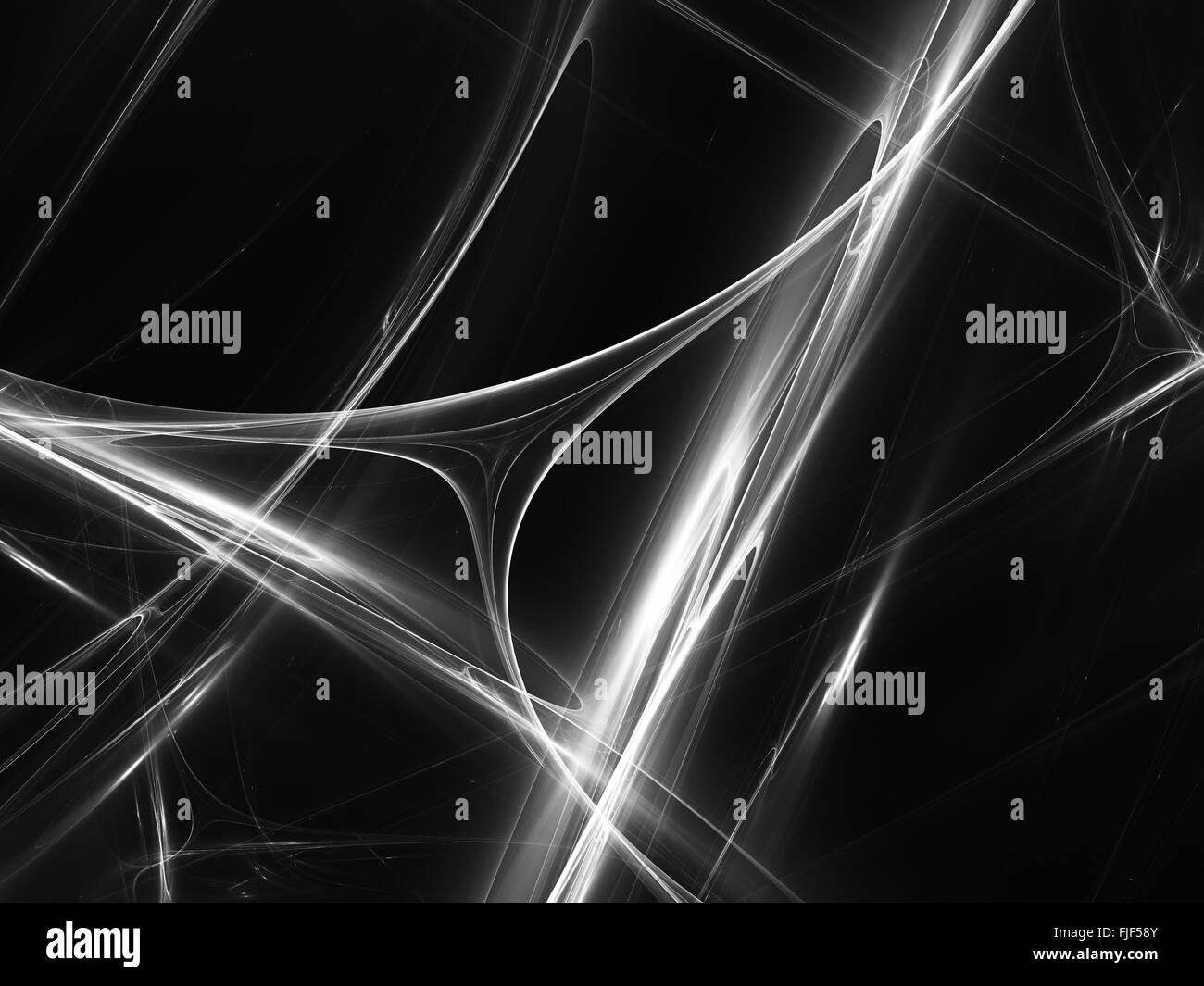 Glowing curves intensity map, computer generated abstract background ...