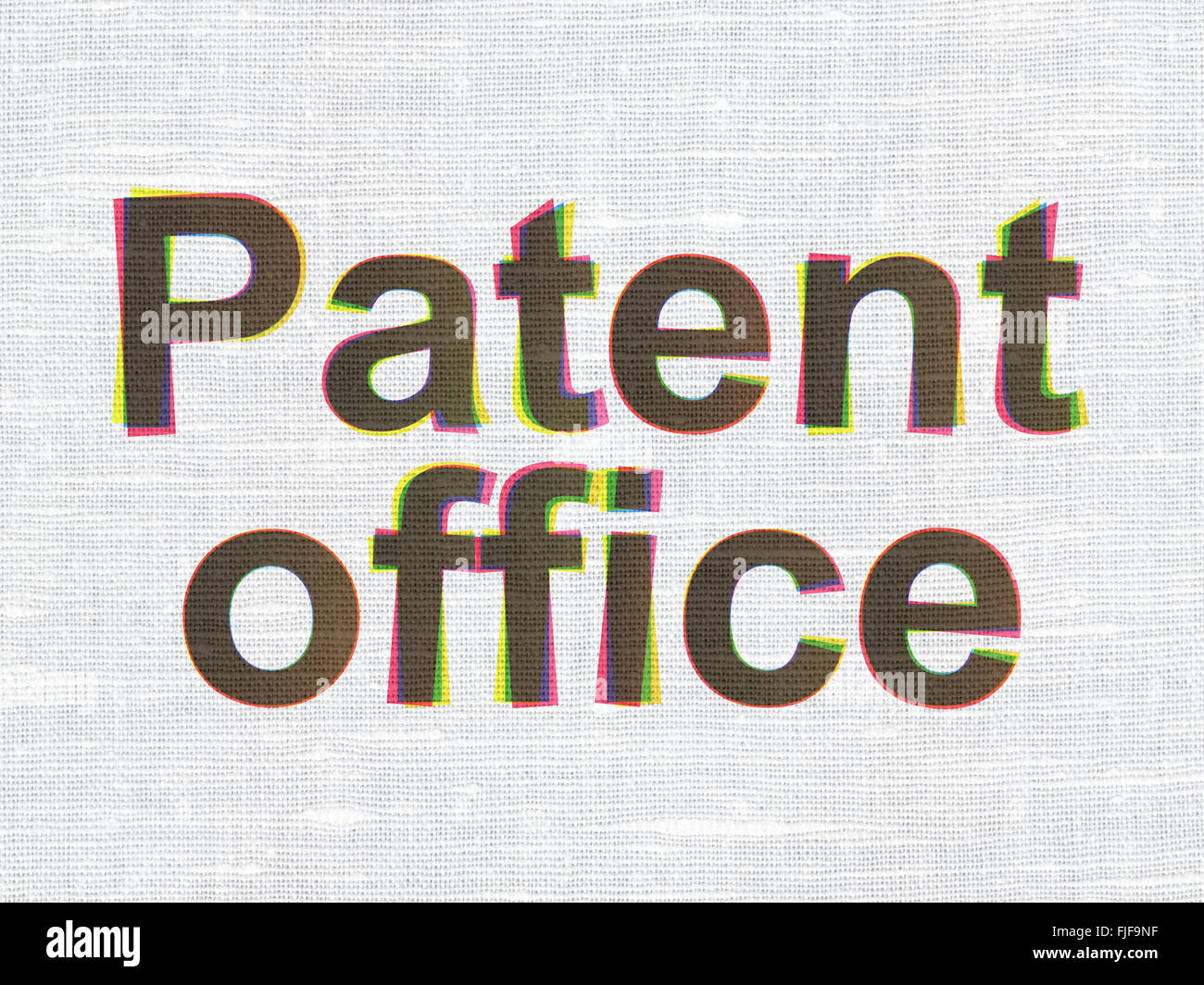 Law concept: Patent Office on fabric texture background Stock Photo - Alamy