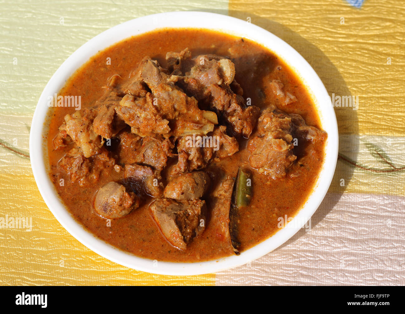 Indian style mutton curry Stock Photo - Alamy