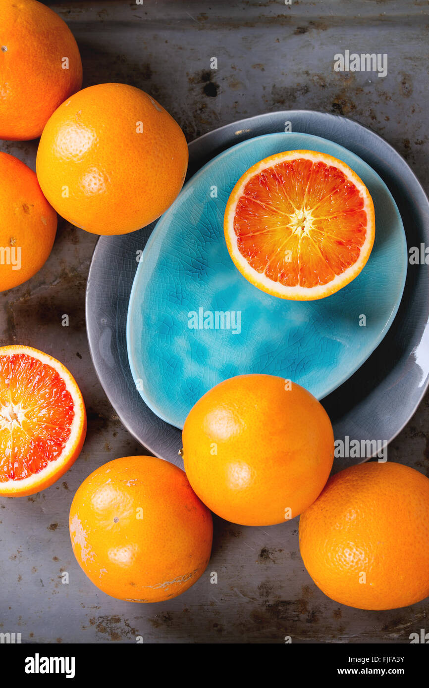 Blood orange fruit Stock Photo - Alamy