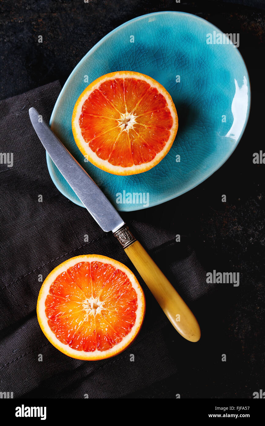 Blood orange fruit Stock Photo - Alamy