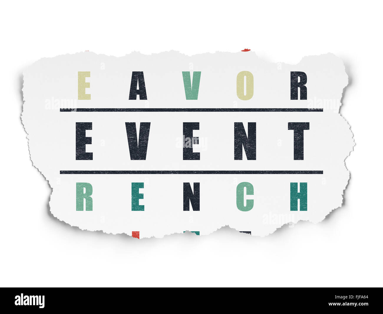 Holiday concept: Event in Crossword Puzzle Stock Photo - Alamy