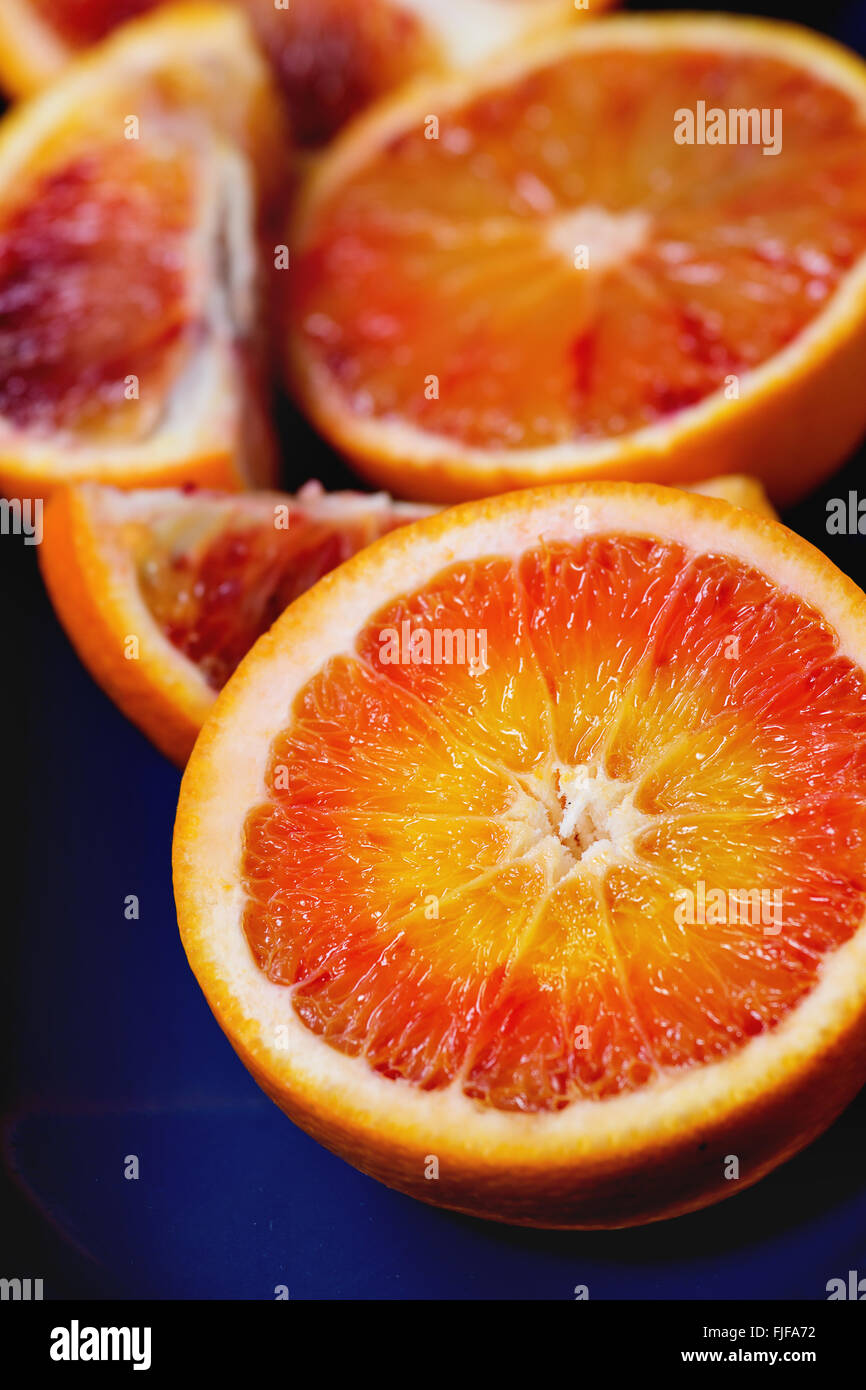 Blood orange fruit Stock Photo - Alamy