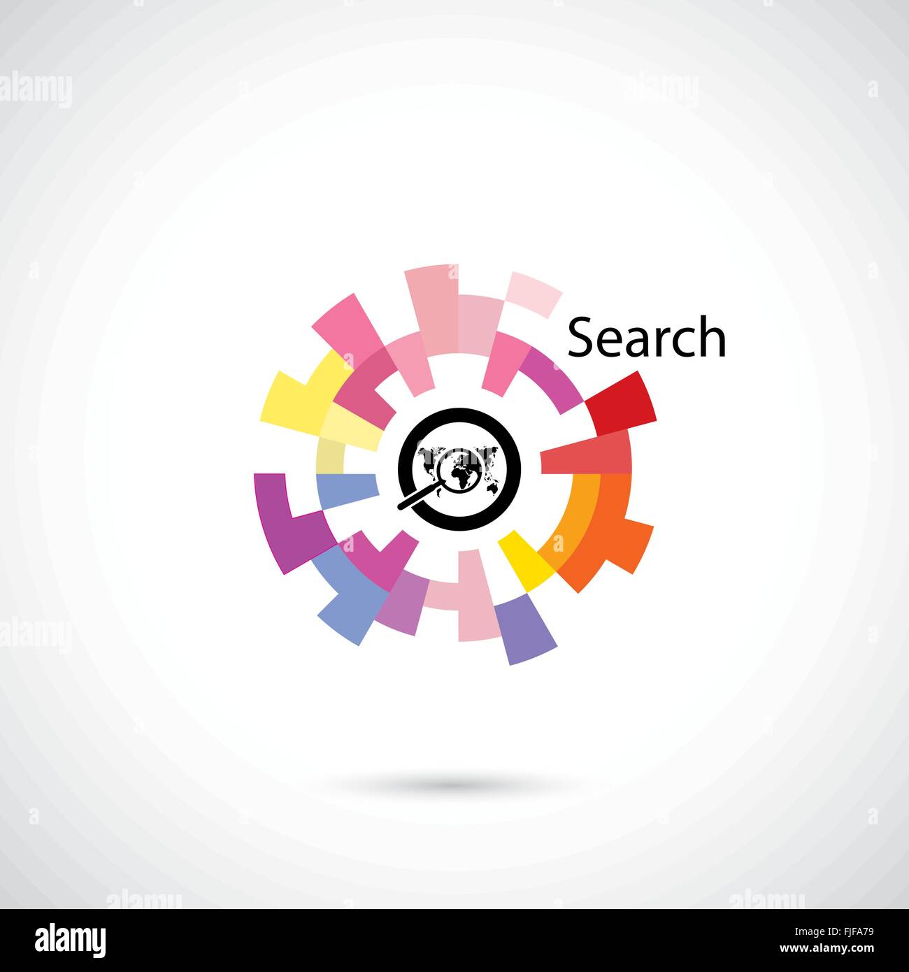 Creative circle abstract vector logo design template. Corporate ...