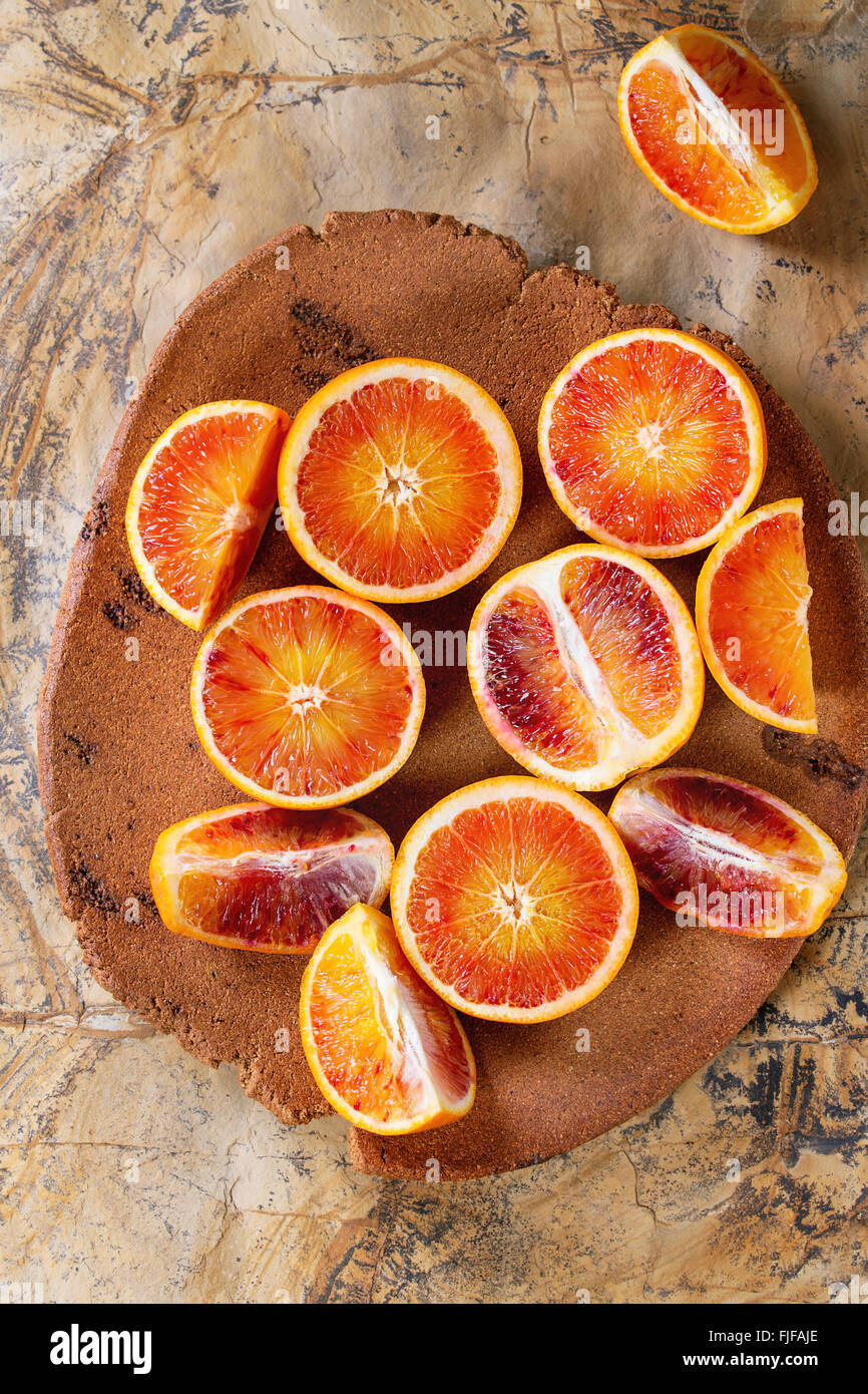 Blood orange fruit Stock Photo - Alamy