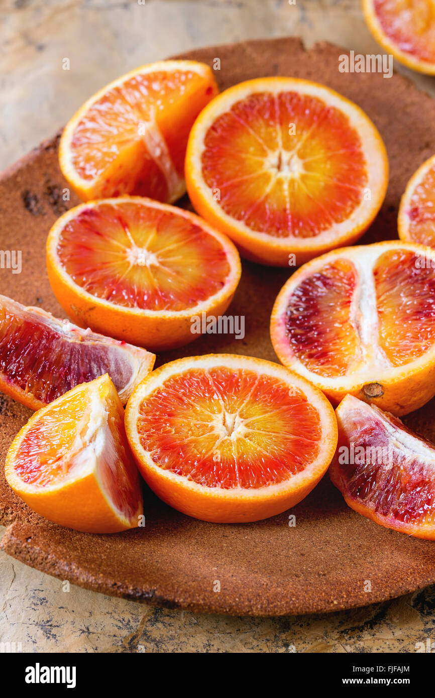 Blood orange fruit Stock Photo - Alamy