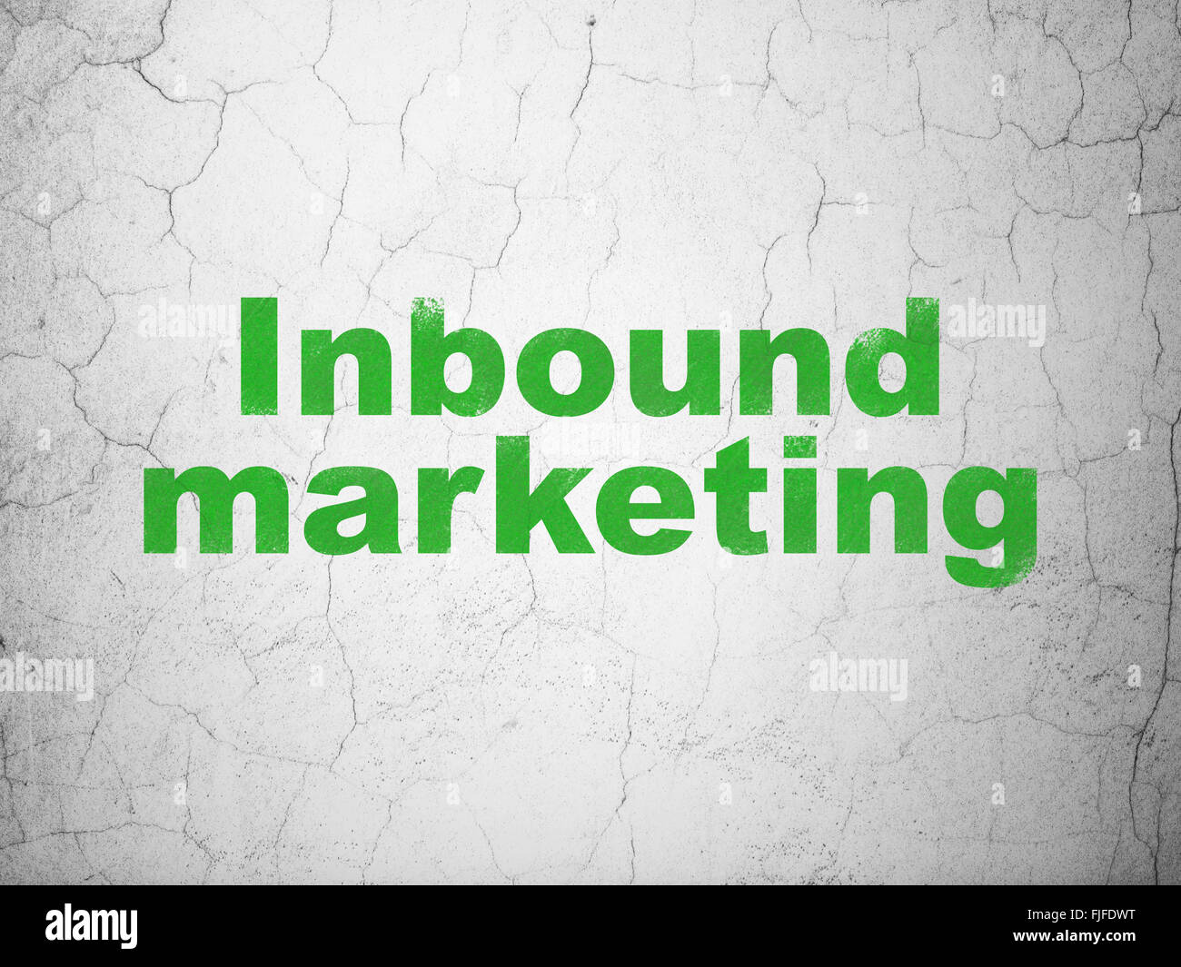 Marketing concept: Inbound Marketing on wall background Stock Photo - Alamy