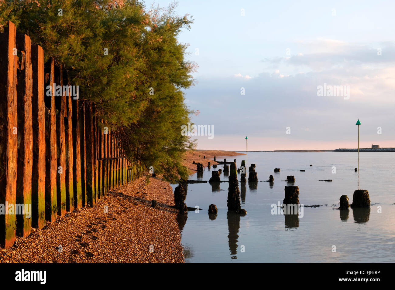 High tide, river Deben, Bawdsey Ferry, Suffolk, UK Stock Photo - Alamy