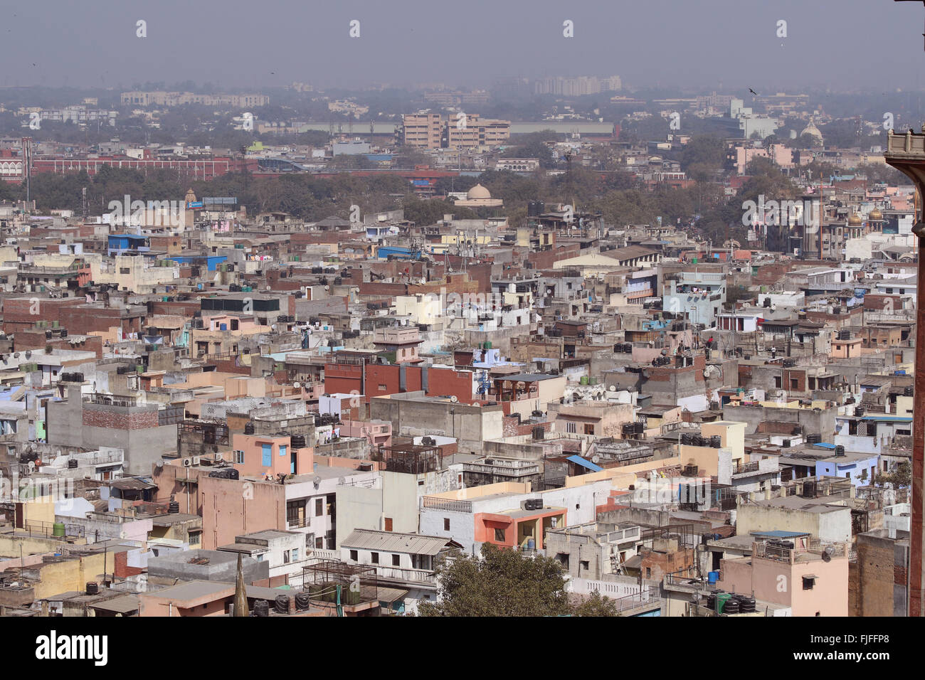 Old delhi aerial overview hi-res stock photography and images - Alamy