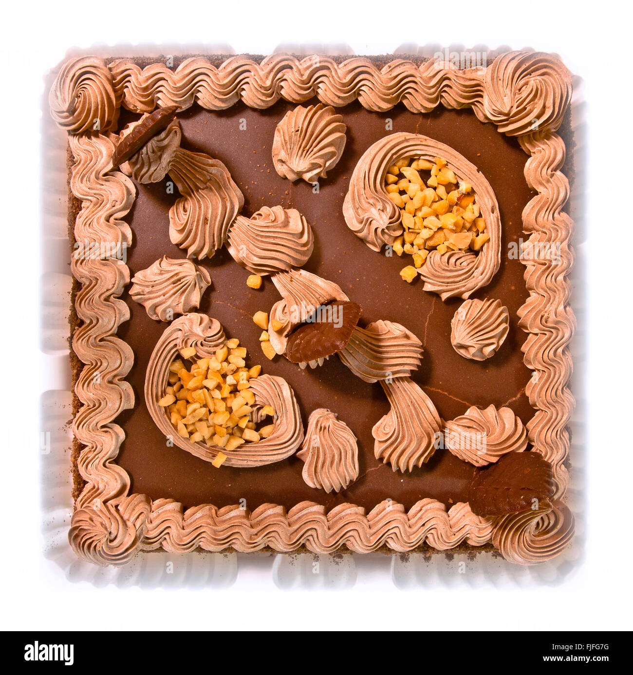 cream cake, isolated Stock Photo - Alamy