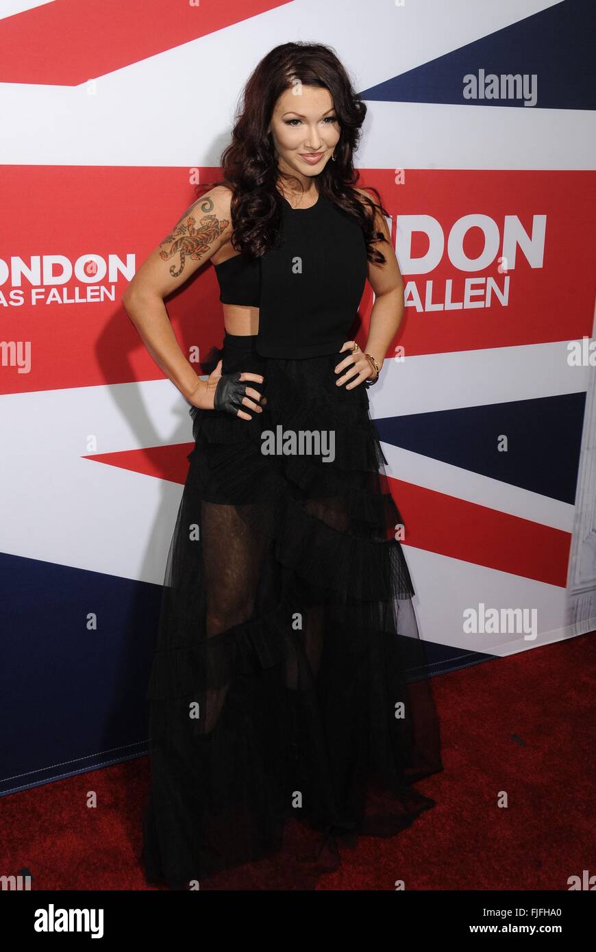 Emii at arrivals for LONDON HAS FALLEN Premiere, ArcLight Hollywood ...