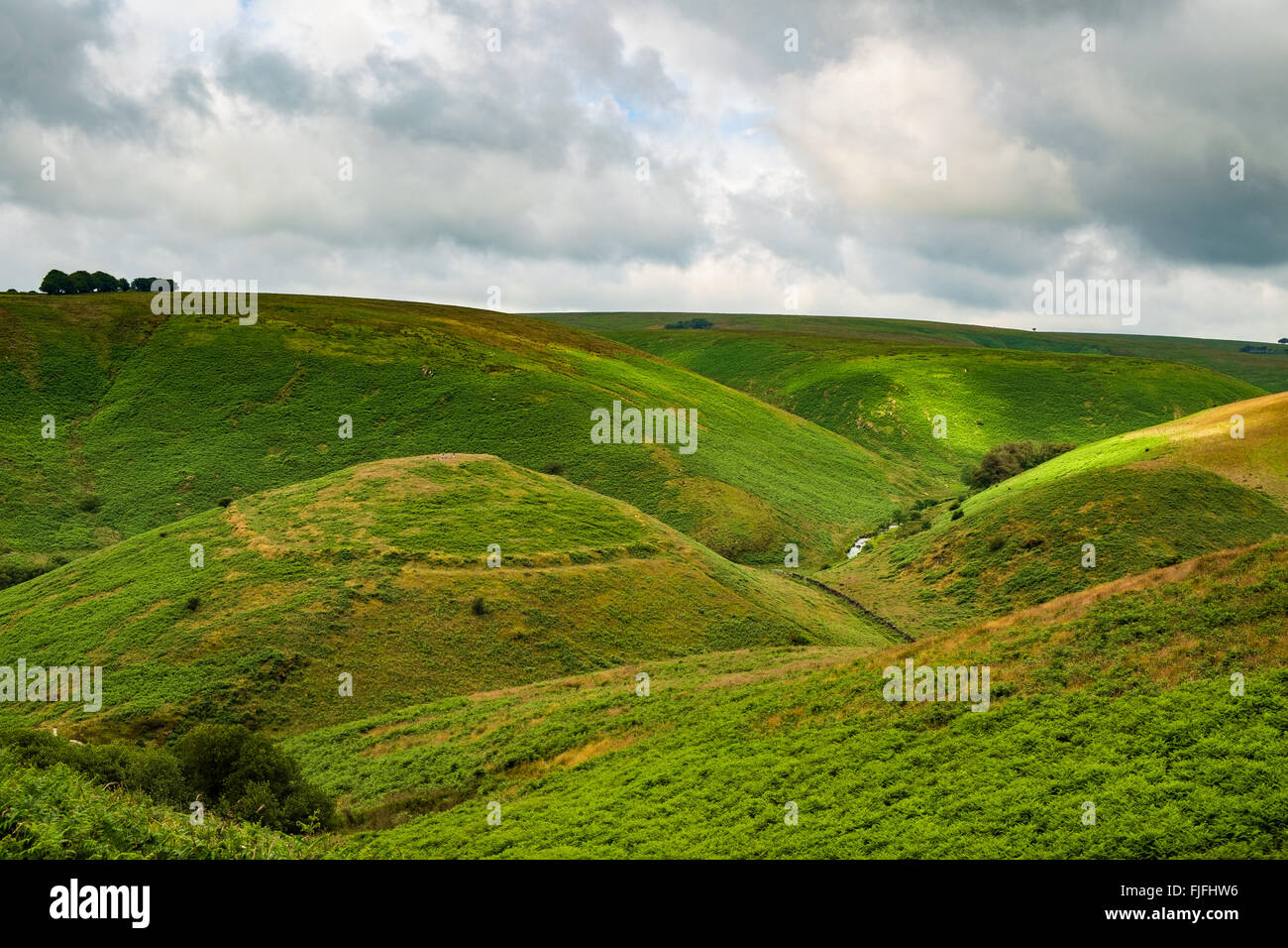 Cow castle fort, Exmoor, Somerset Stock Photo - Alamy