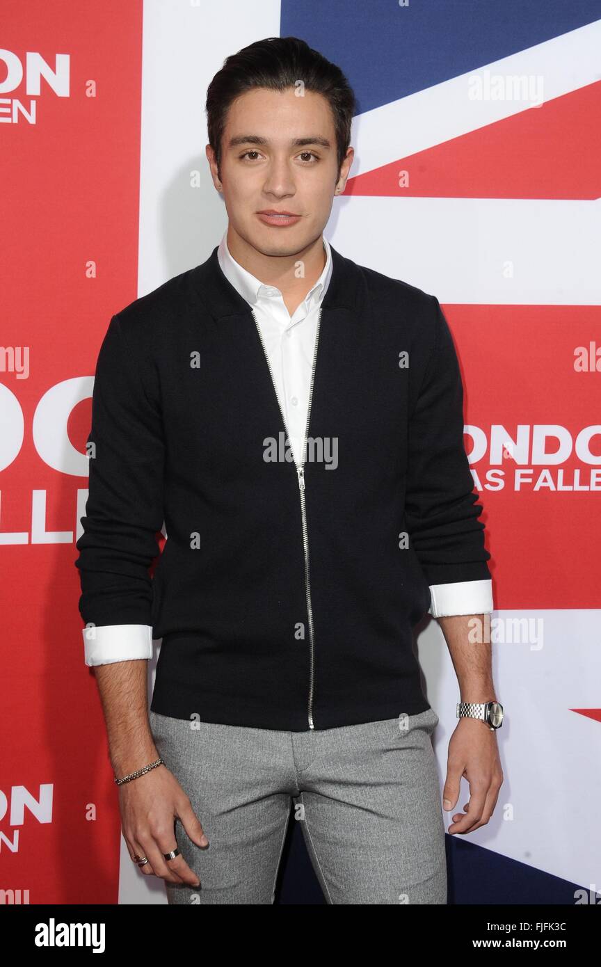 Gabriel Conte at arrivals for LONDON HAS FALLEN Premiere, ArcLight ...