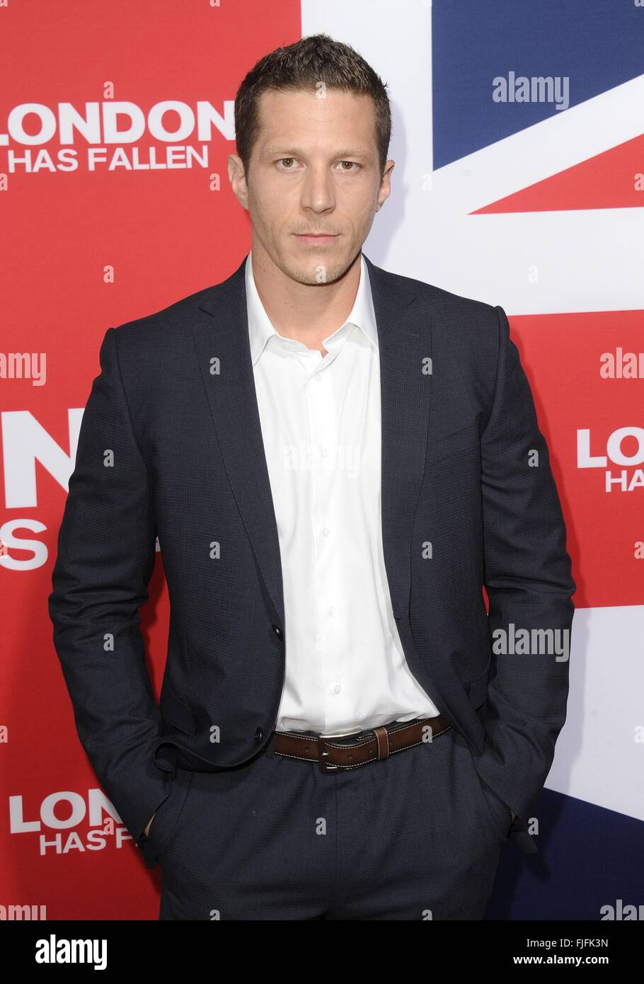 Joe Fidler at arrivals for LONDON HAS FALLEN Premiere, ArcLight ...