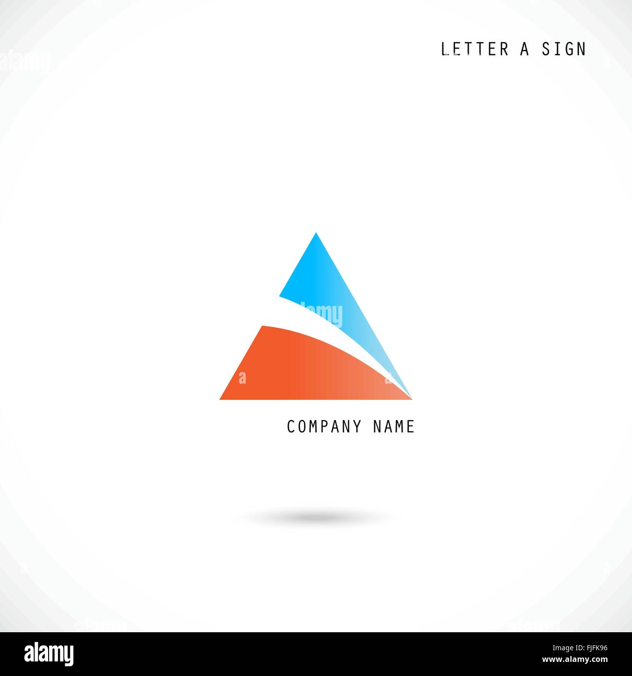 Creative letter A icon abstract logo design vector template. Corporate ...